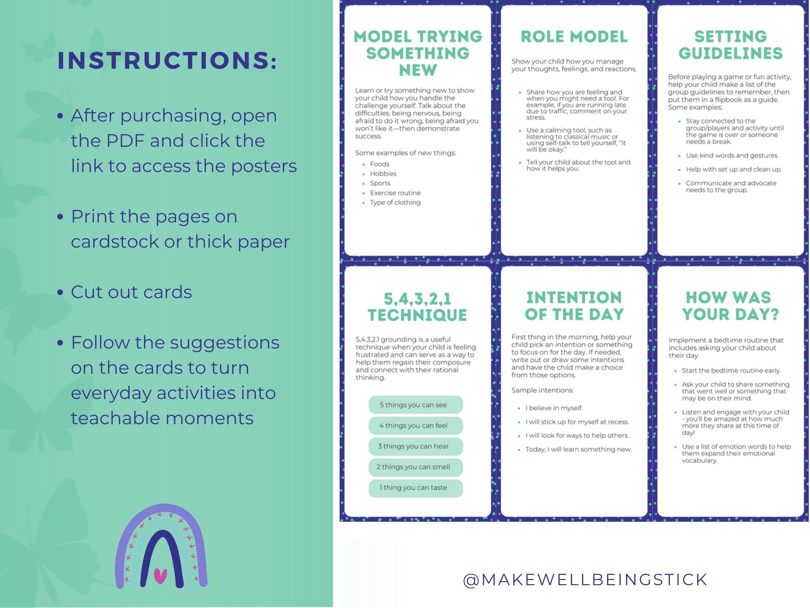 Social-emotional Printable Card Deck - Etsy