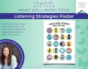 Whole Body Listening Poster - Etsy