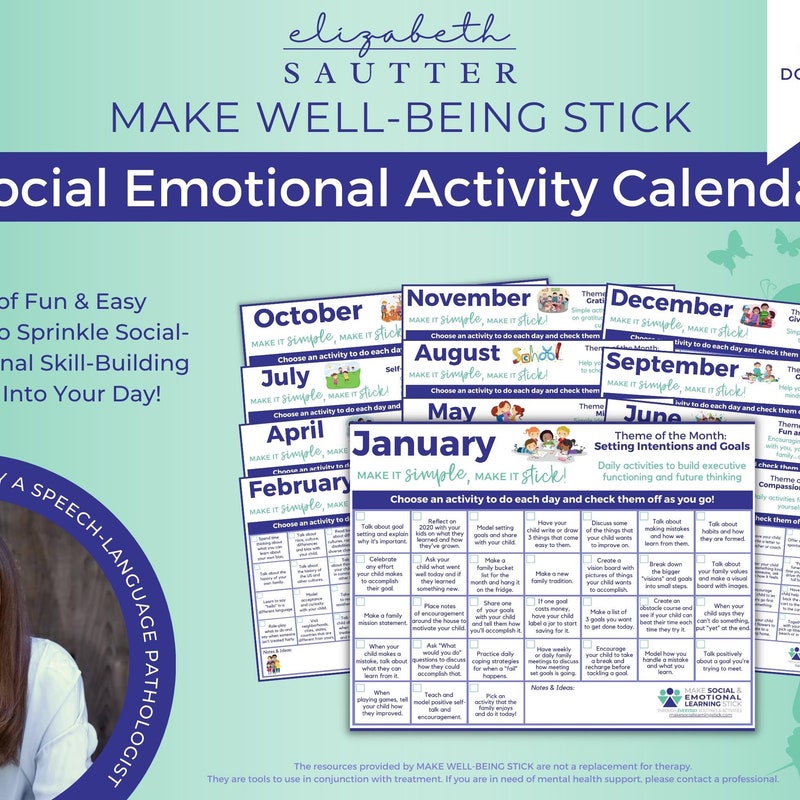 Learning Calendar - Etsy