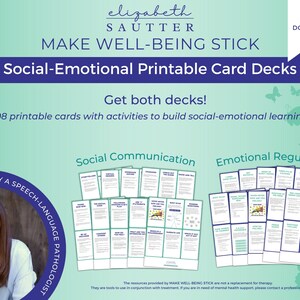 Social-emotional Printable Card Deck - Etsy