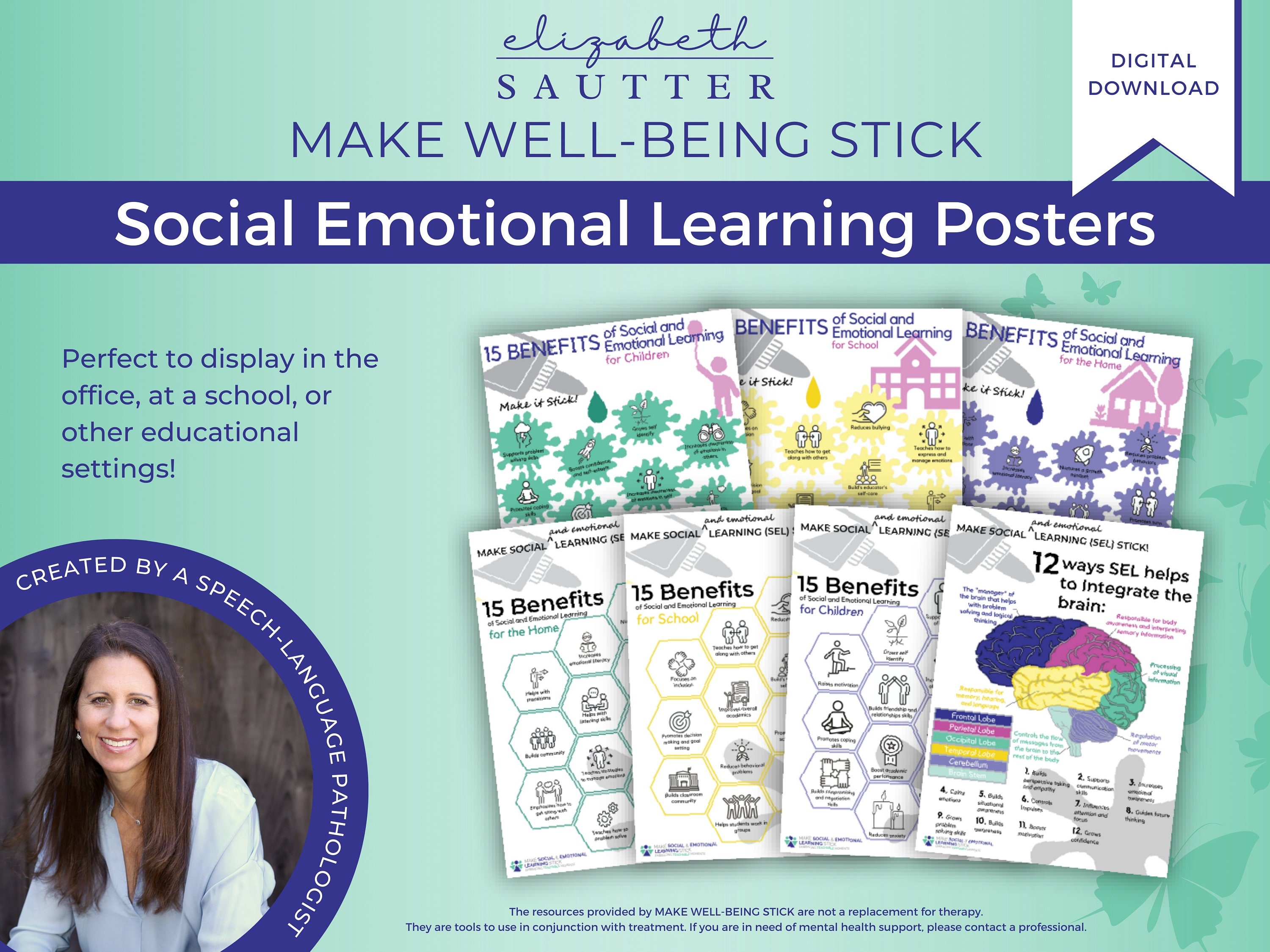 Social Emotional Learning Posters for Office or School - Etsy