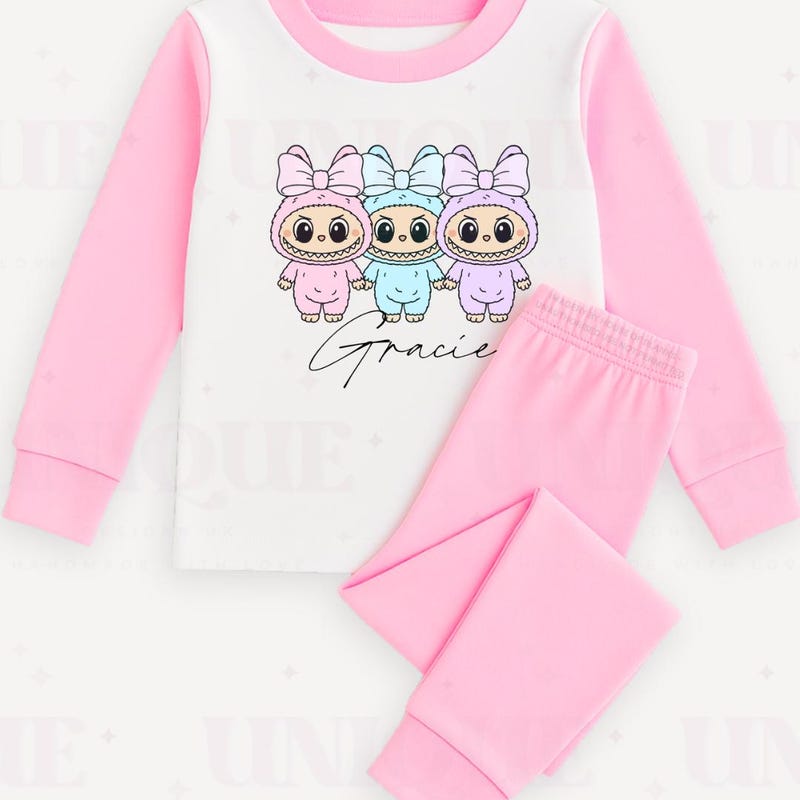 Labubu Pajamas - Etsy