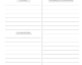 Physical Therapy Log, Physical Therapy Template, Physical Therapy ...