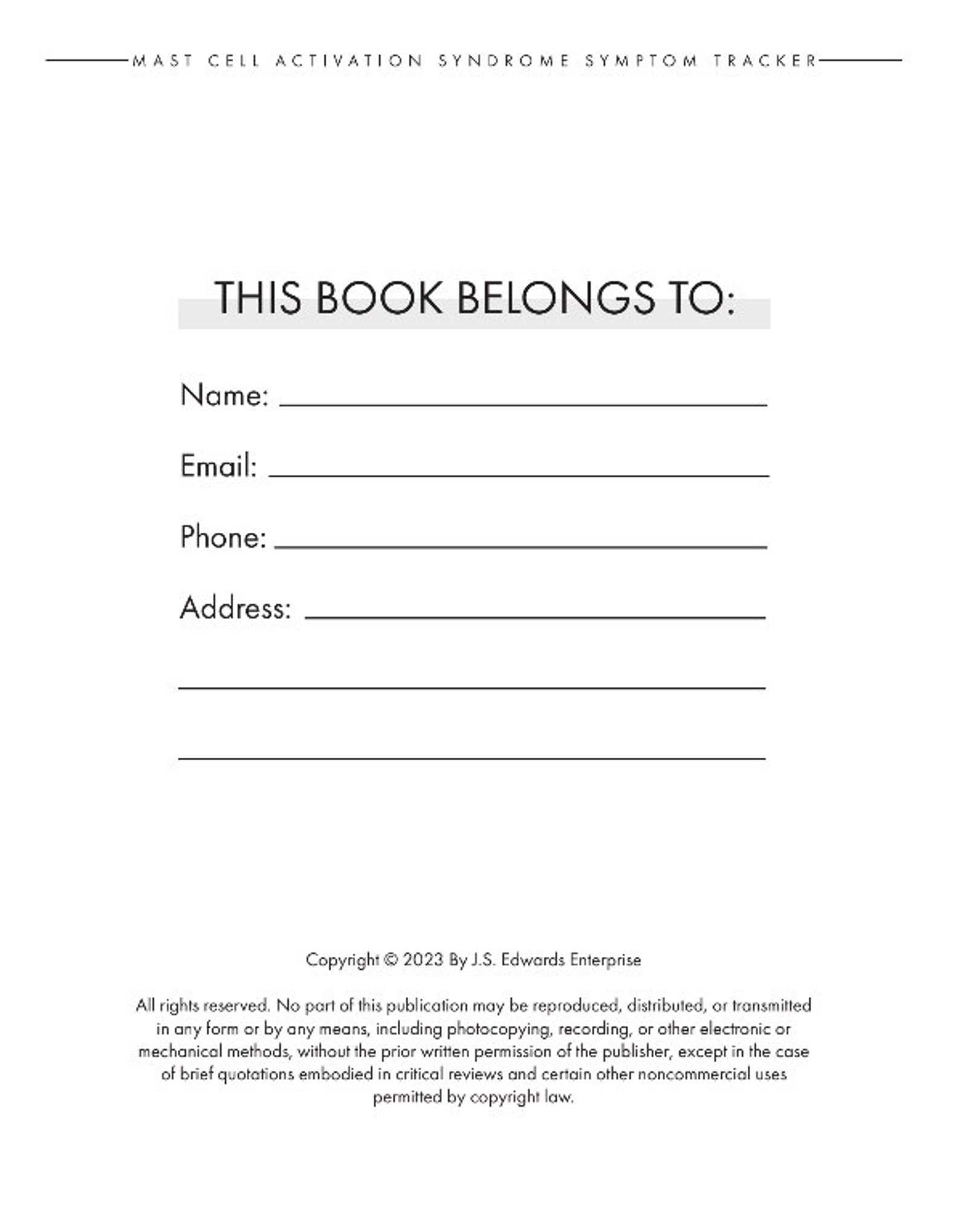 Occupational Therapy Log Template - Etsy