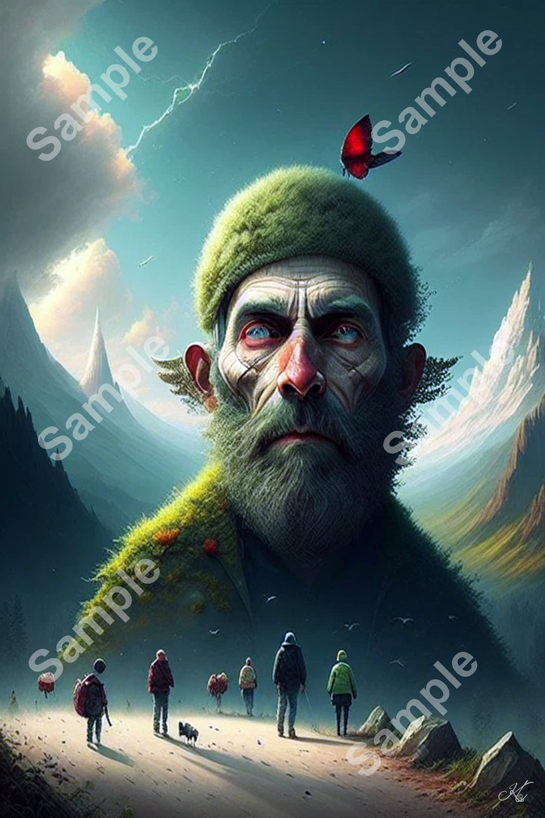 Dark & Creepy Art Print for Posters or Other POD Items 20 in X - Etsy