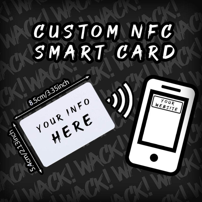 Custom NFC Smart Card - Etsy