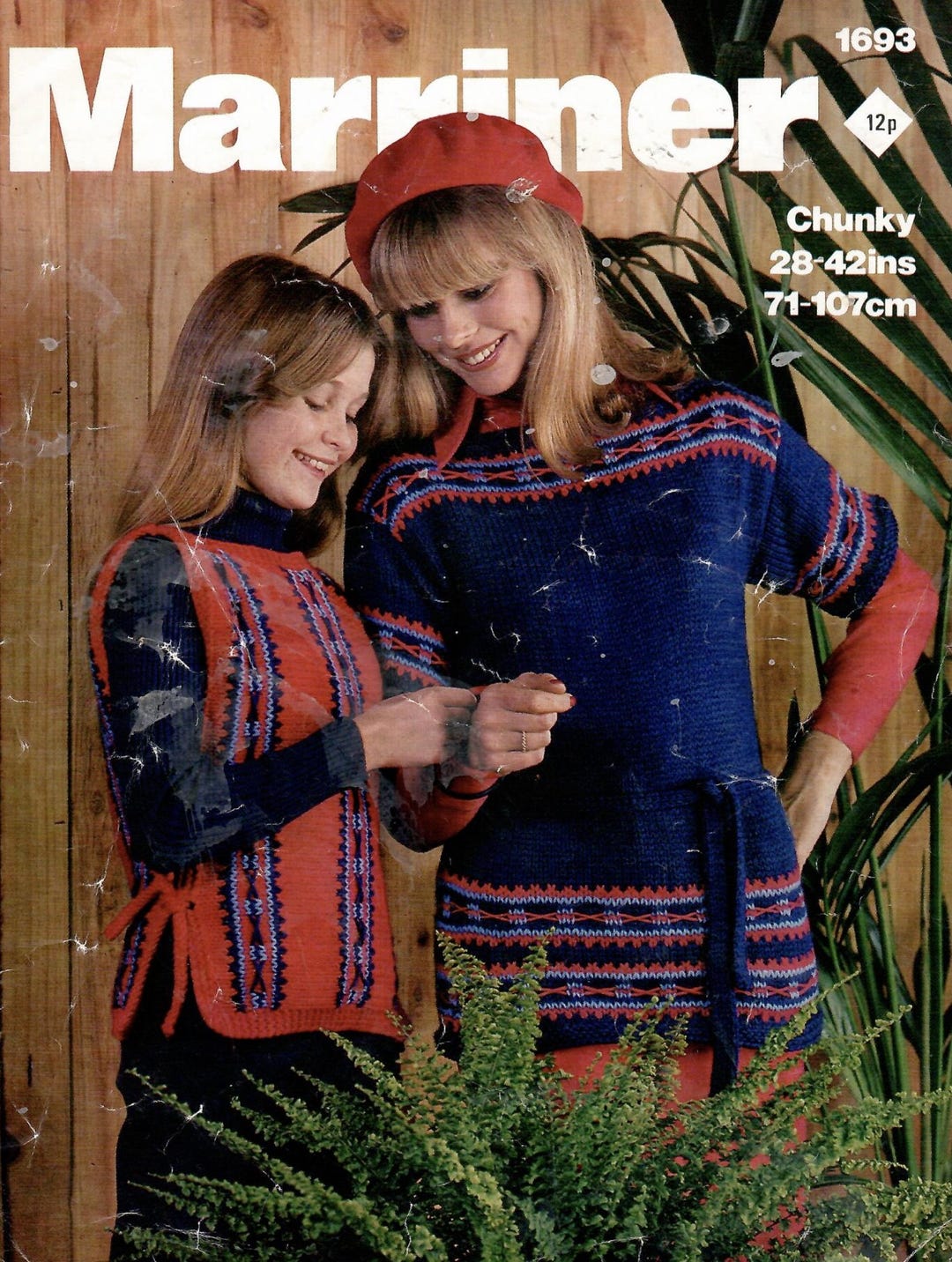 Ladies Women Chunky Double DK Tabard Oversweater Knitting Pattern PDF ...