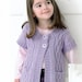 Girls Long Waistcoat DK Vintage Knitting Pattern PDF Instant Download ...