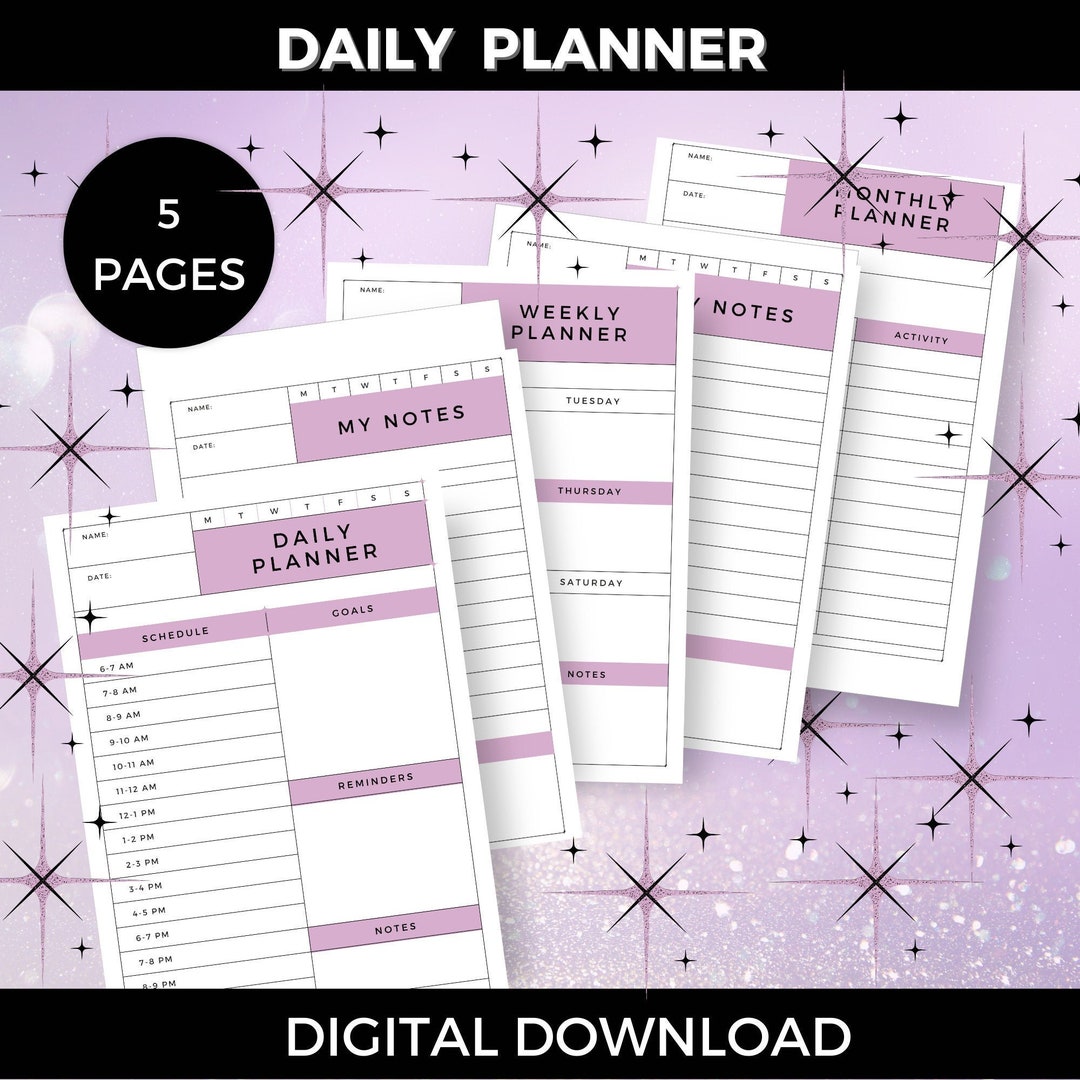 Daily Planner Notability 2023 Digital Life Planner Custom - Etsy