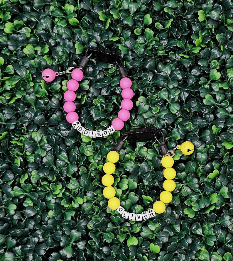 Personalized Breakaway Beaded Cat Collar - Etsy