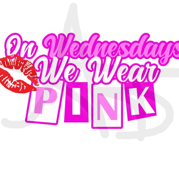On Wednesday We Wear Pink - Etsy