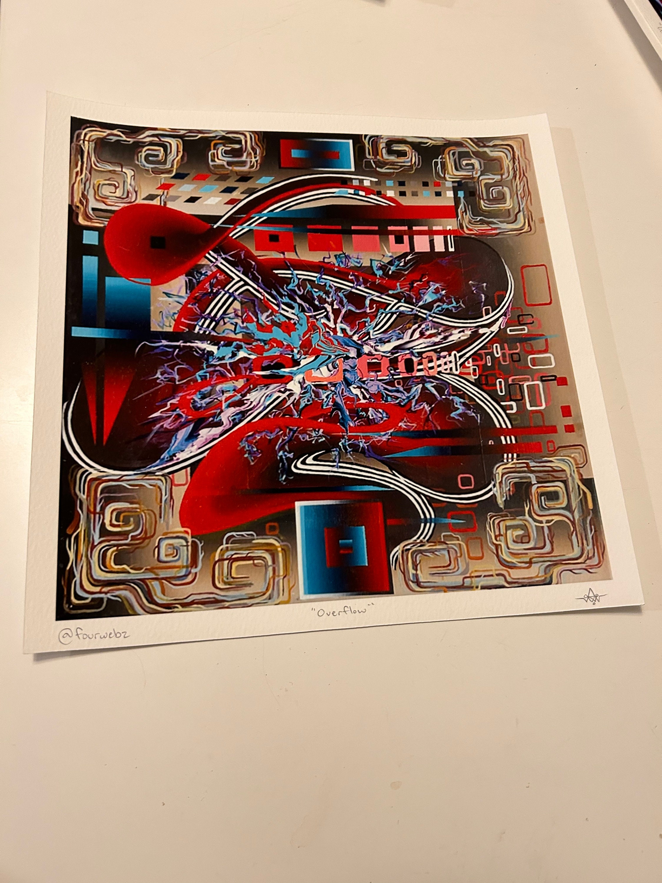 Overflow (paper Print) - Etsy