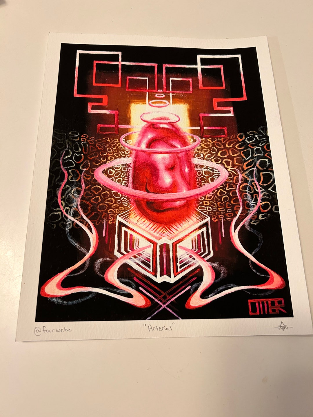 Arterial (paper Print) - Etsy