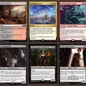 EDGAR MARKOV - Edh Commander Deck - Magic the Gathering Mtg 100 Cards ...