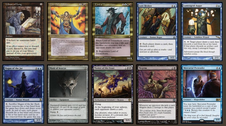 NEKUSAR, THE MINDRAZER Commander Deck Magic the Gathering Mtg 100 Cards ...