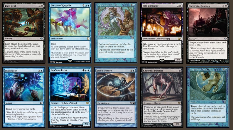 NEKUSAR, THE MINDRAZER Commander Deck Magic the Gathering Mtg 100 Cards ...