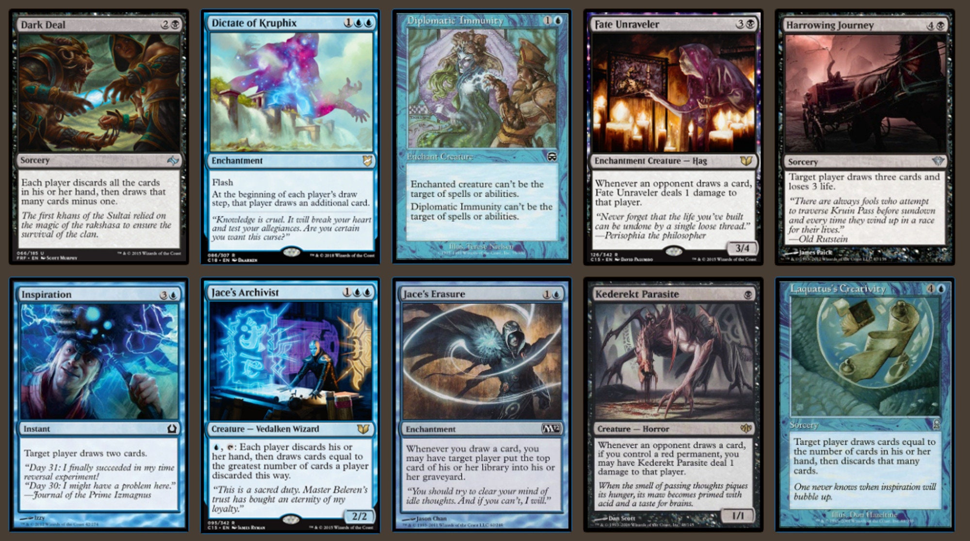 NEKUSAR, THE MINDRAZER Commander Deck Magic the Gathering Mtg 100 Cards ...
