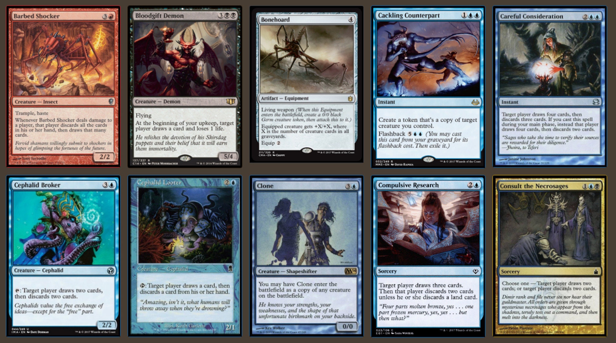 NEKUSAR, THE MINDRAZER Commander Deck Magic the Gathering Mtg 100 Cards ...
