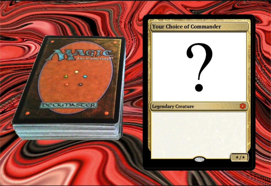 EDH Deck With a Commander of Your Choice - MTG, Magic the Gathering ...