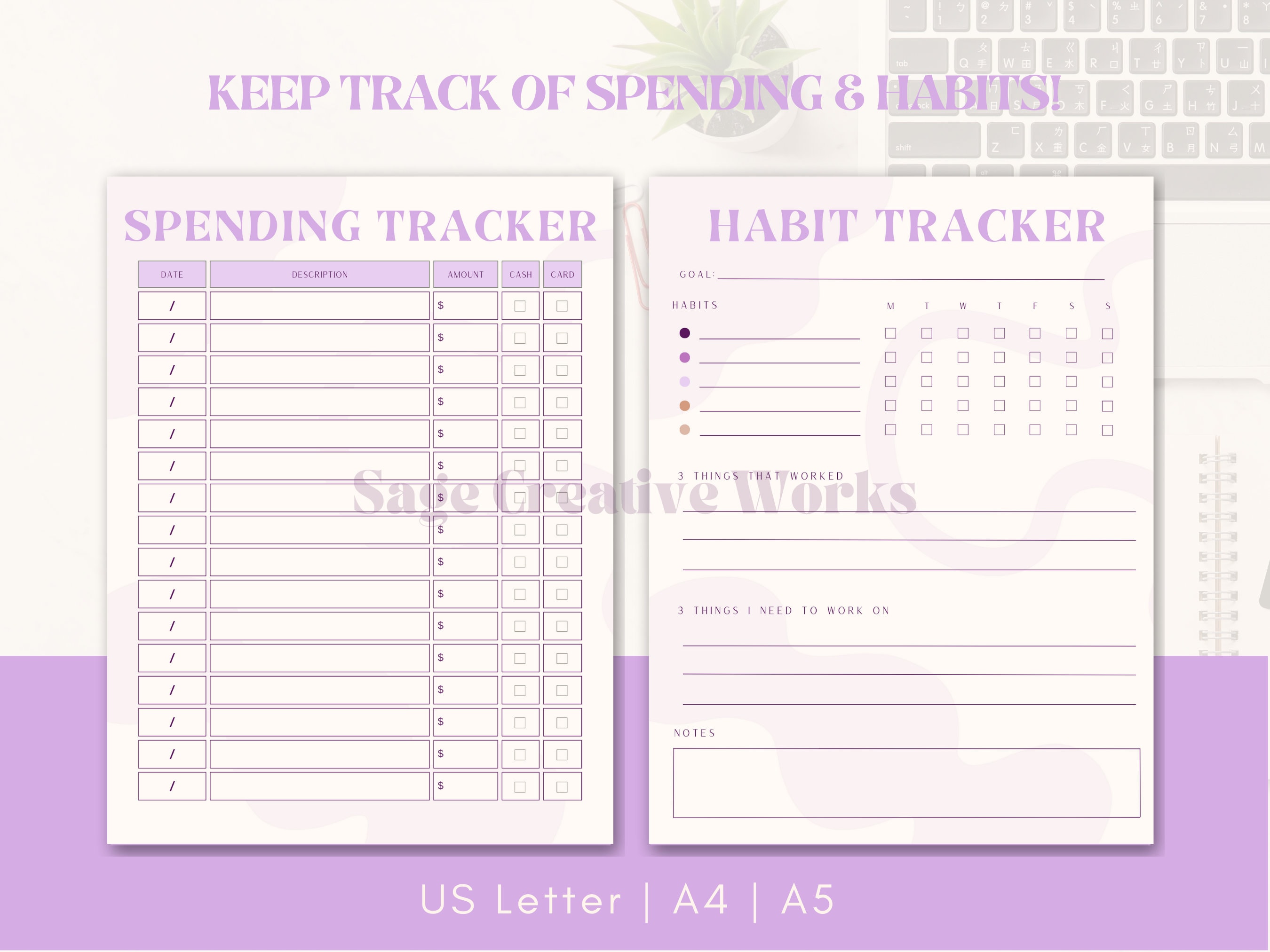 Minimalist Planner | Printable Planner - Etsy