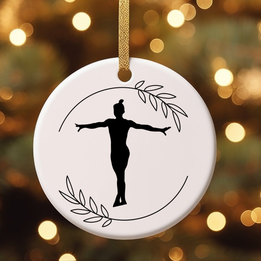 Gymnastics Christmas Tree Ornament, Gift for Gymnast, Keepsake Gift ...