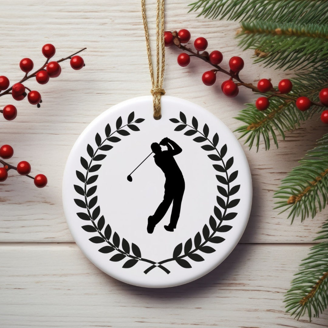 Golf Christmas Tree Ornament, Gift for Golfer, Golf Team Gift, Golf ...