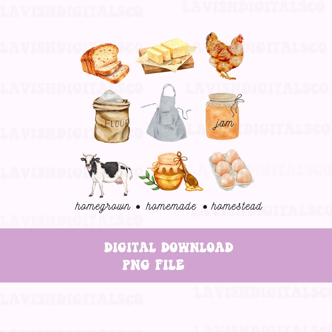 Homegrown Homemade Homestead Png, Instant Download, Sublimation Design ...