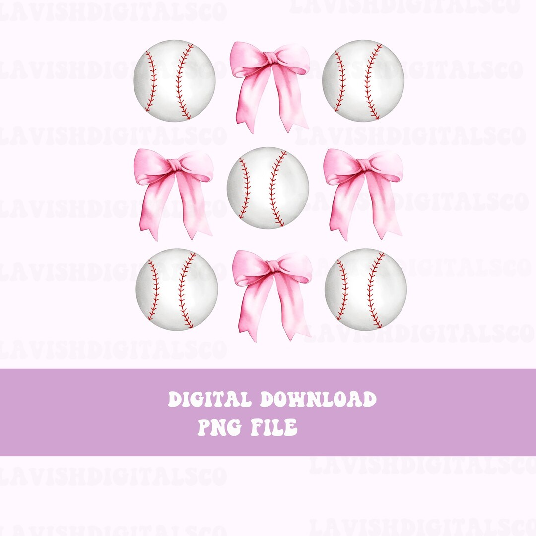 Coquette Baseball Png, Baseball Bow Png, Soft Girl Era Png, Social Club ...
