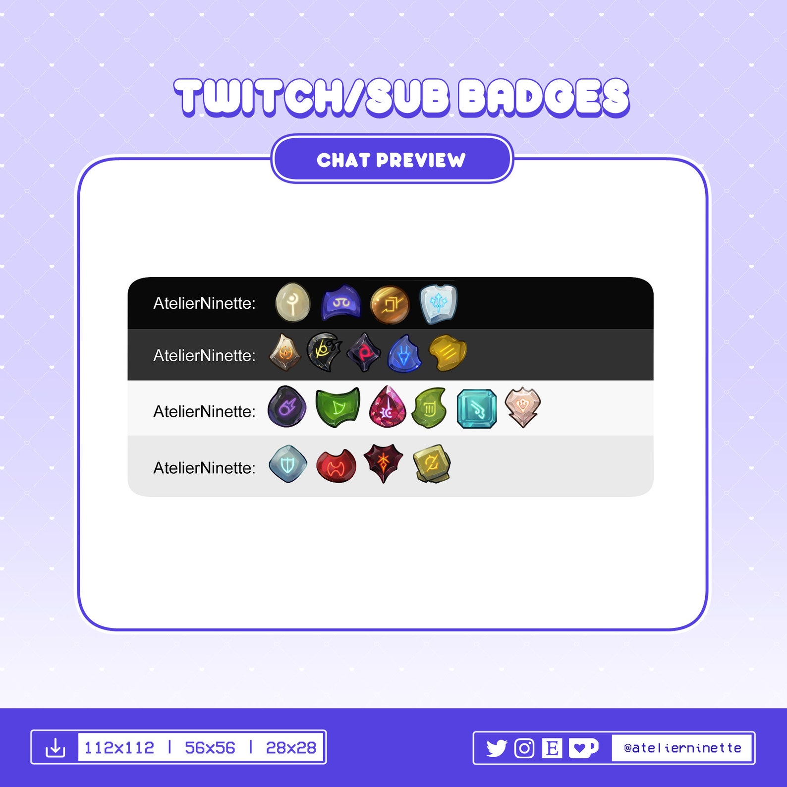 Stream FFXIV Soul Crystal Badges - All Classes | for Twitch Discord Youtube | Final Fantasy - Etsy