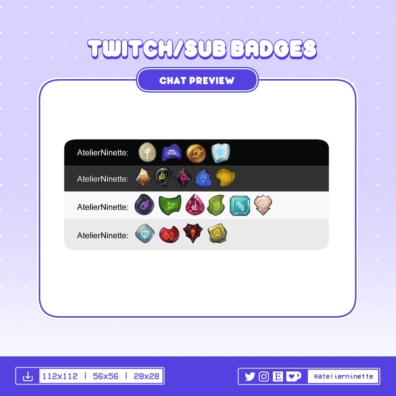 Stream FFXIV Soul Crystal Badges - All Classes | for Twitch Discord ...