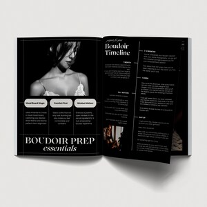 Boudoir Client Guide Template Canva, Luxury Boudoir Style Guide, Photographer Magazine Template ...