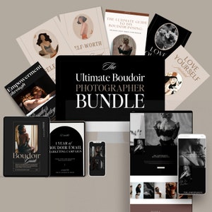 The Ultimate Boudoir Photography Bundle Showit Website Template and ...