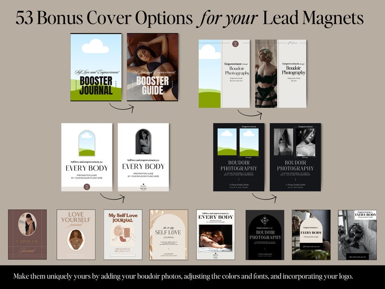 Lead Magnets for Boudoir Photographers Email Subscriber List, Luxury ...