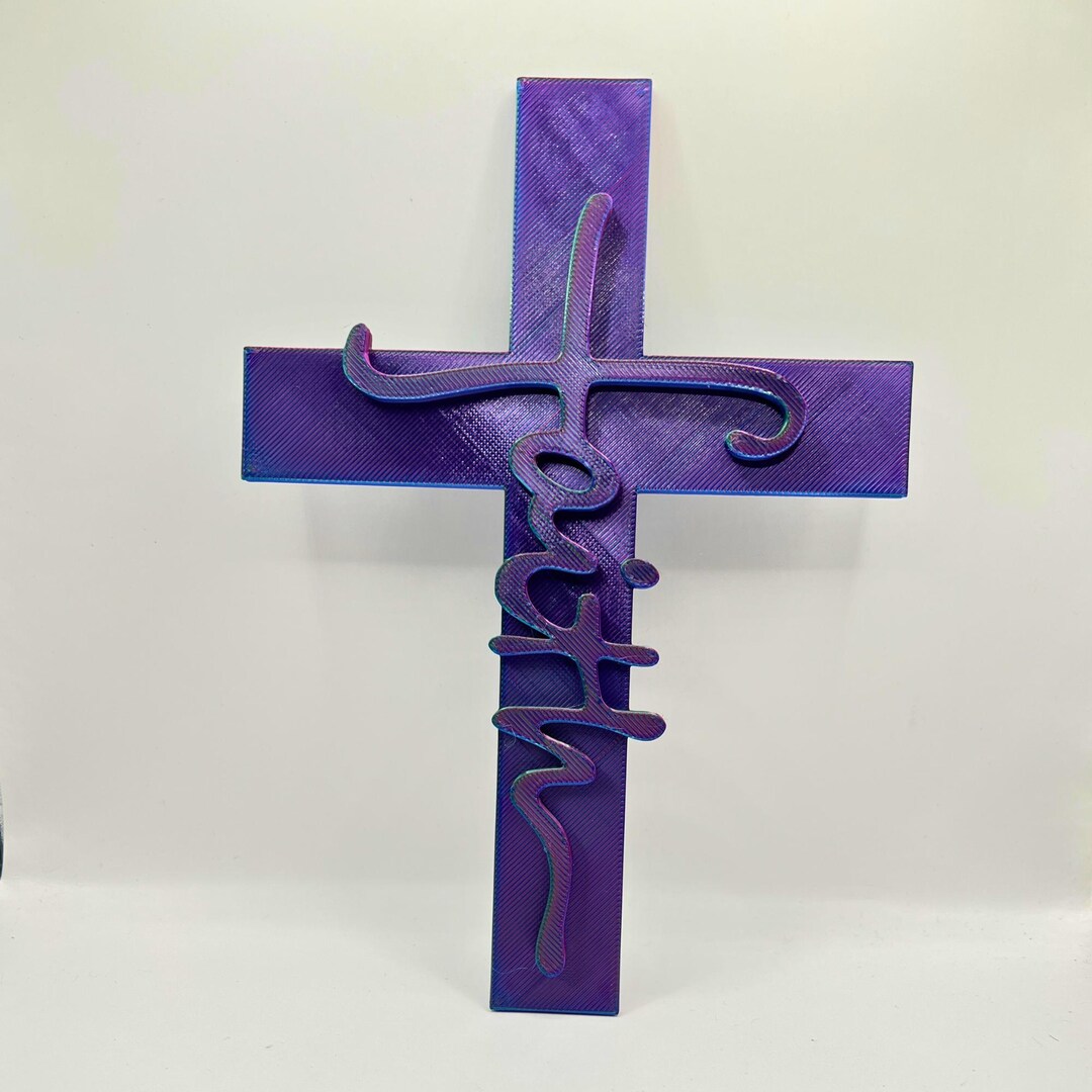 Faith Crucifix Wall Art - Etsy