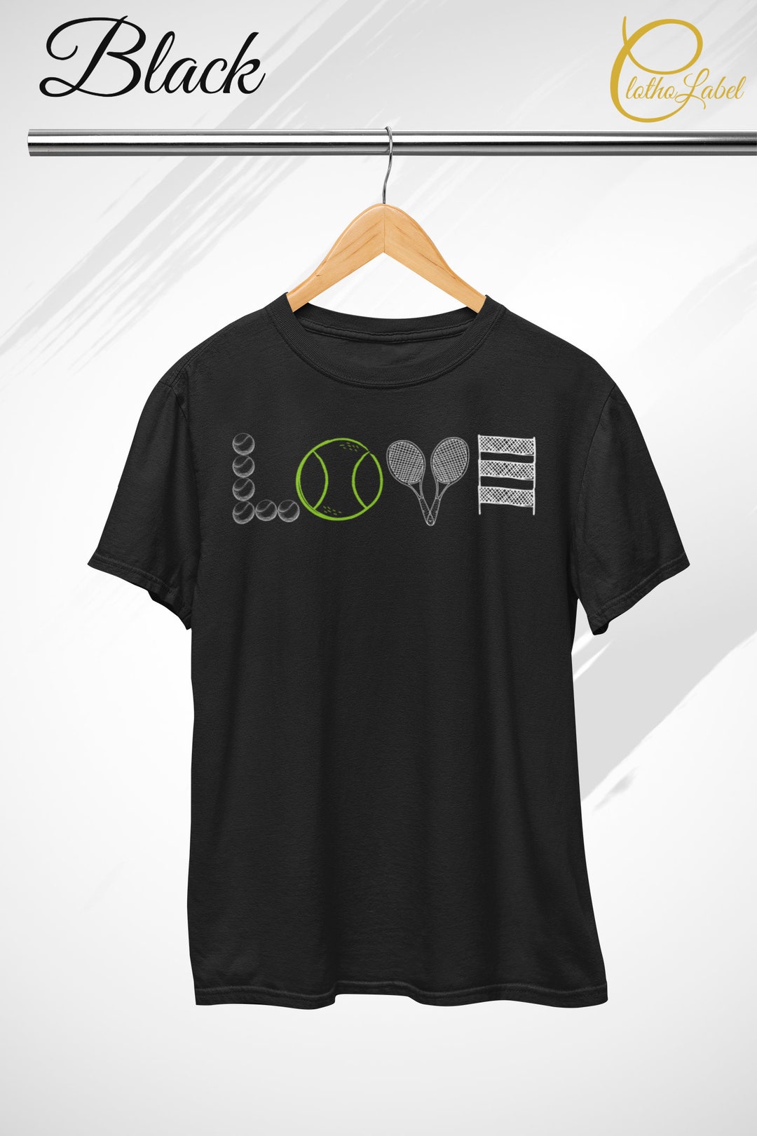 Love Tennis T-shirt, Tennis Coach Gift for Tennis Player Tshirt Tennis ...