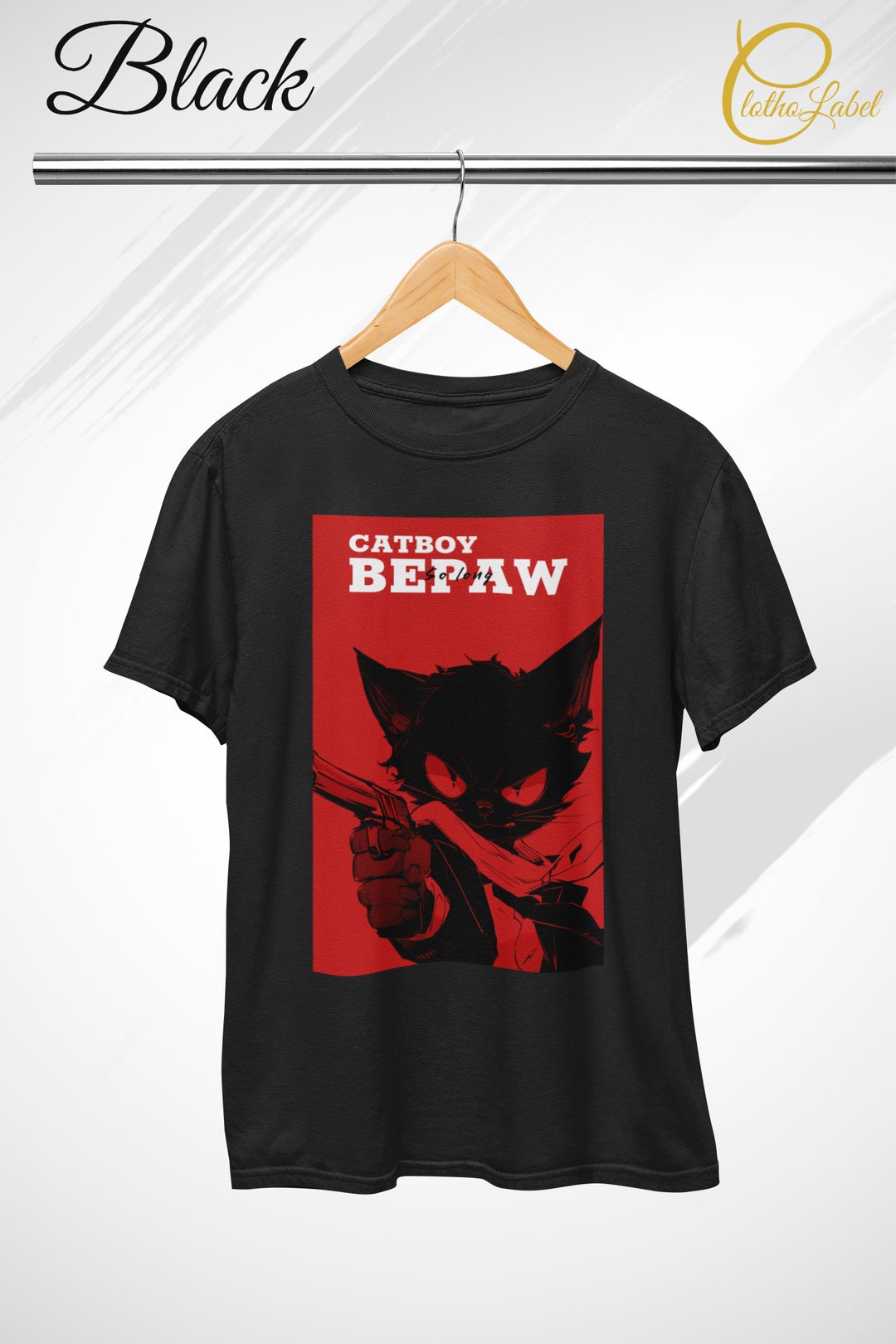 Catboy Bepaw T-shirt, Cowboy Bebop Shirt, Best Gift for Cat Lover ...
