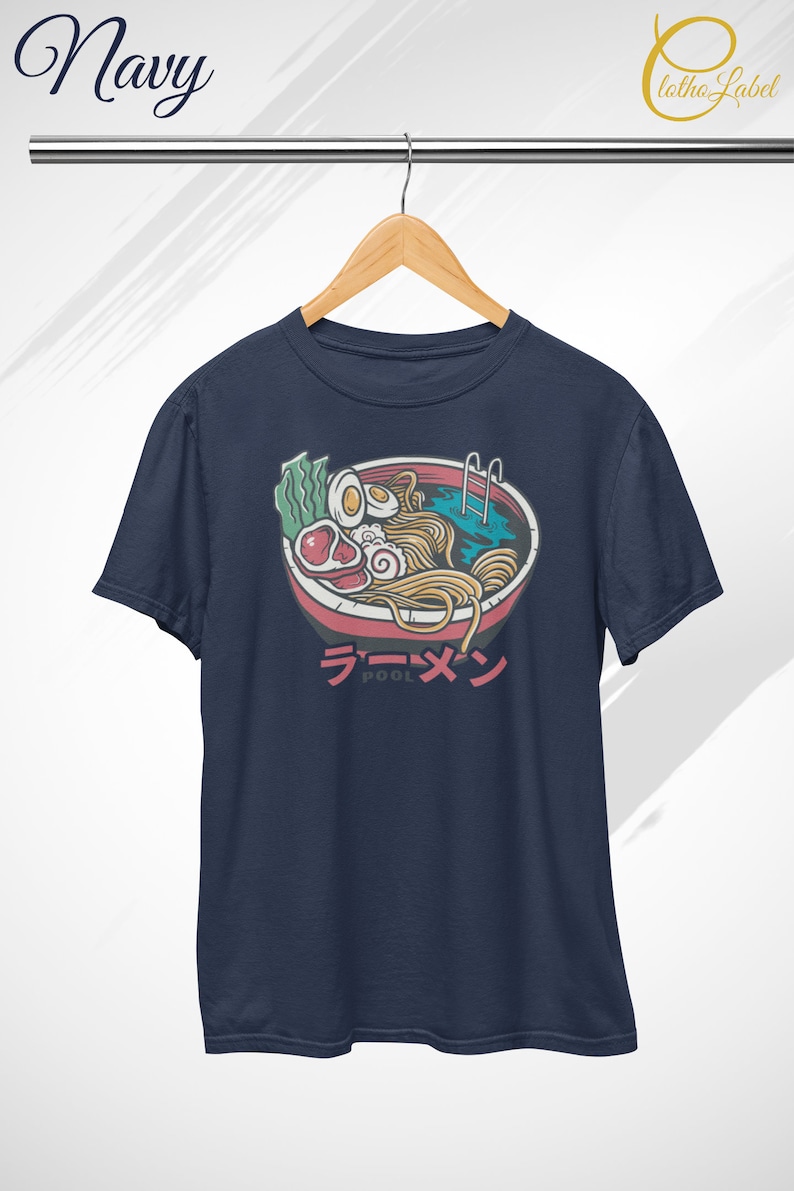 Ramen Pool Shirt Ramel Bowl Japanese Ramen T Shirt Ramen Gift for ...