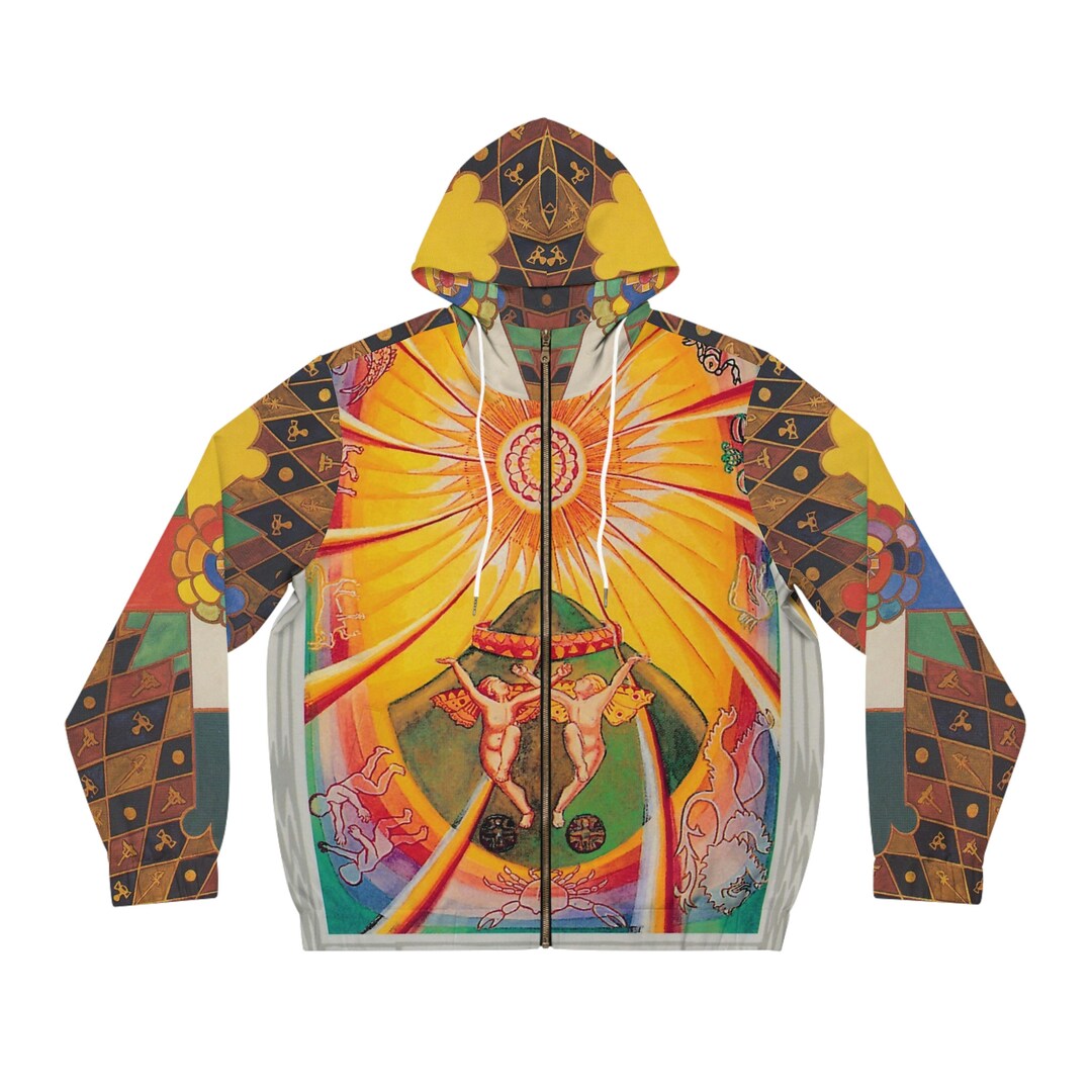 The Sun Thoth Tarot Men's Full-zip Hoodie AOP - Etsy