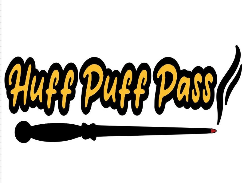 Huff Puff Pass SVG, Hufflepuff, Wand - Etsy
