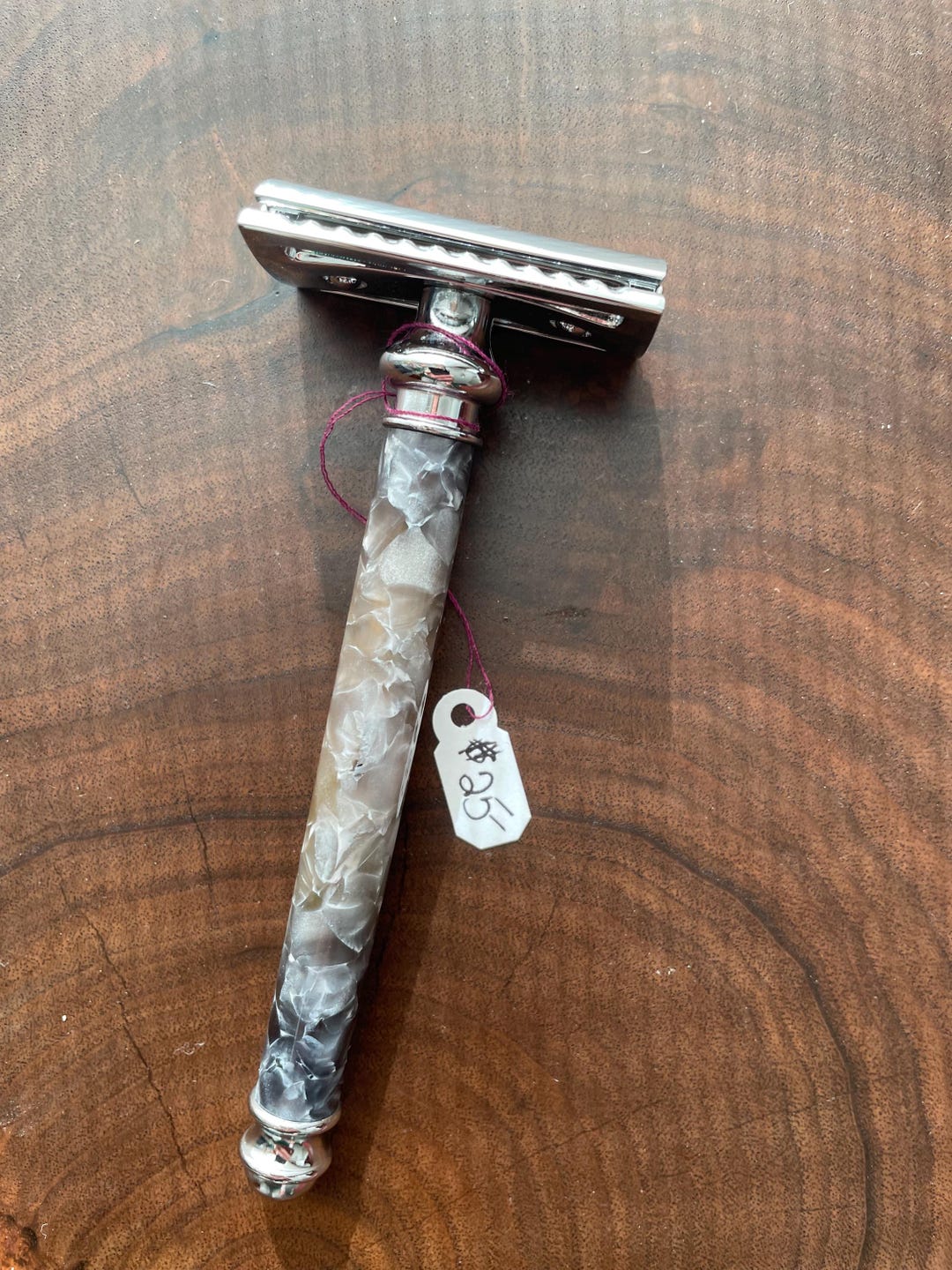 Hand-turned Safety Razor Handle - Etsy