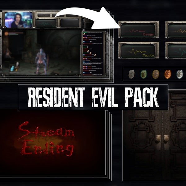 Resident Evil Twitch Overlay - Etsy