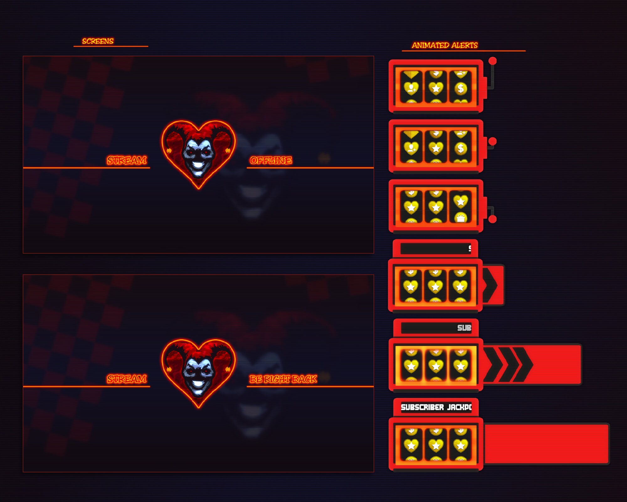 Gambling Stream Overlay Package Kick Twitch & Youtube Gaming - Etsy