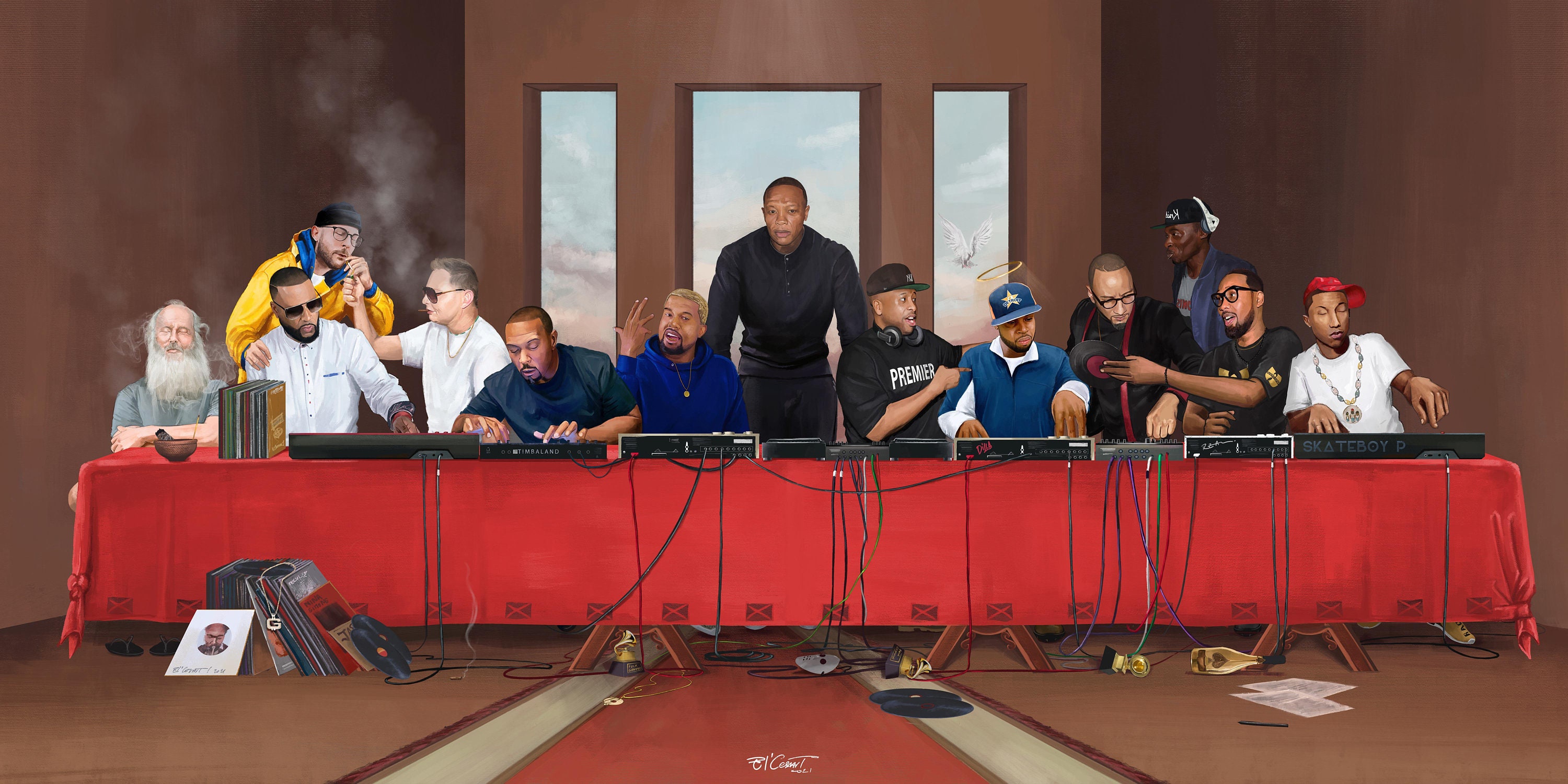 The LAST SUPPER Featuring Hip Hop’s Best Producers - Etsy