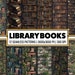 Library Books Digital Paper, Texture Backgrounds Printable Scrapbook ...
