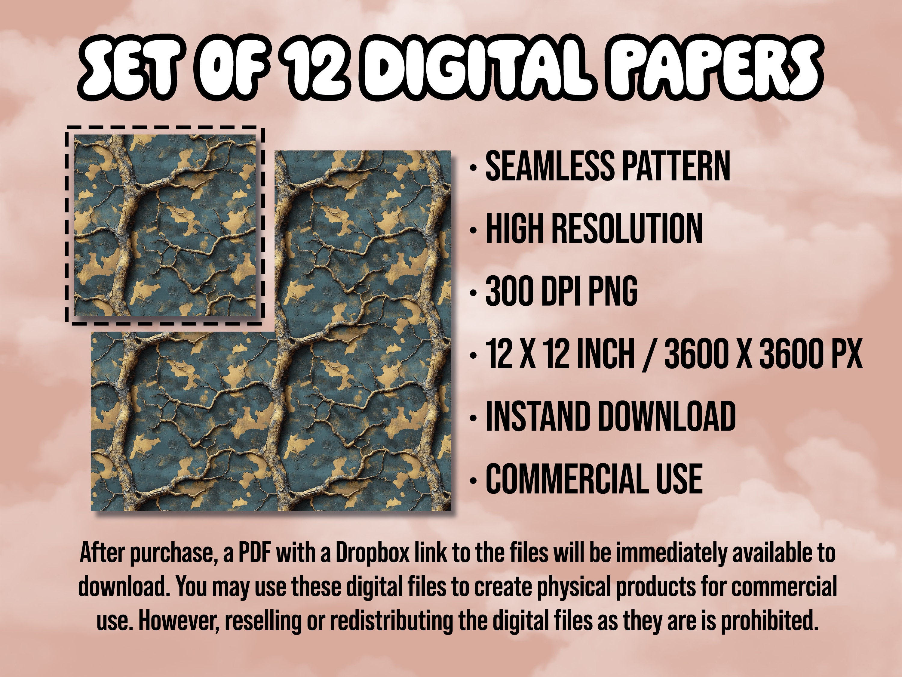 Camo Printable Paper PNG Army Seamless Pattern Camouflage Digital Paper ...