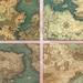Fantasy Maps Digital Paper, Vintage Maps, World Map Scrapbook Paper ...