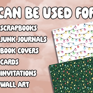 Christmas Lights Digital Paper: Seamless Xmas Light Patterns (digital ...