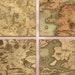 Fantasy Maps Digital Paper, Vintage Maps, World Map Scrapbook Paper ...