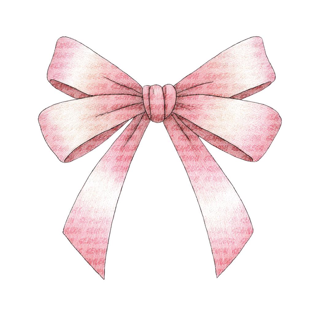 Pink Coquette Bow Clipart Ribbon Paper Craft PNG Digital Download - Etsy