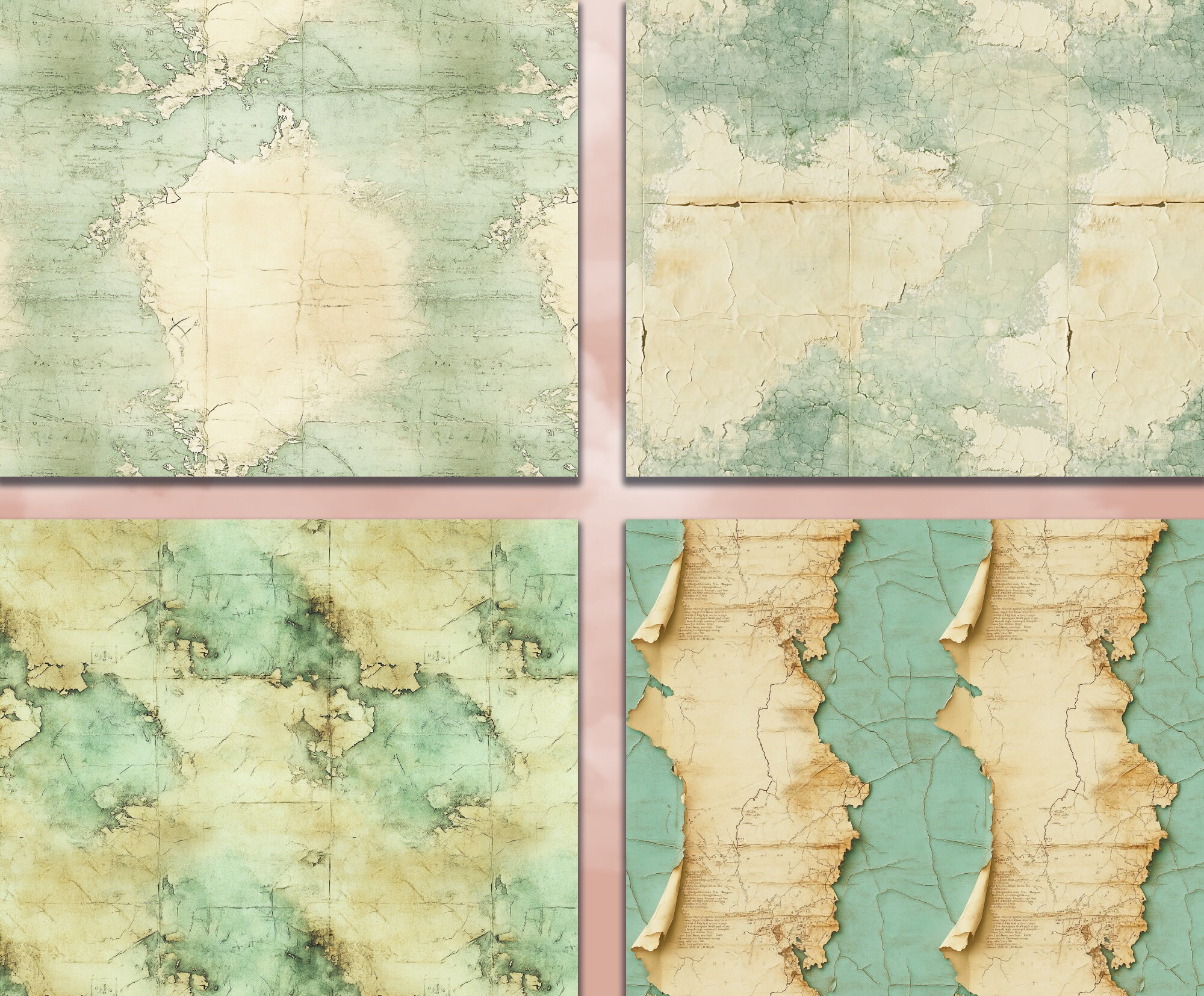 Old Vintage Map Digital Paper Antique Map Seamless Pattern Abstract ...